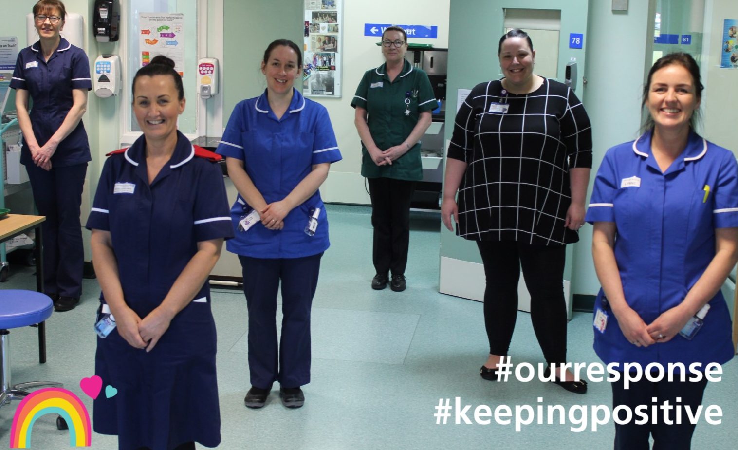 Chemotherapy unit with message of support for patients - North Tees and ...