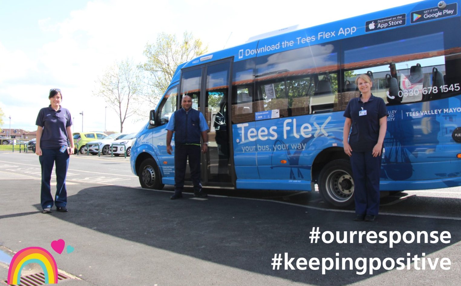 NHS staff and local bus company Tees Flex helping vulnerable patients ...