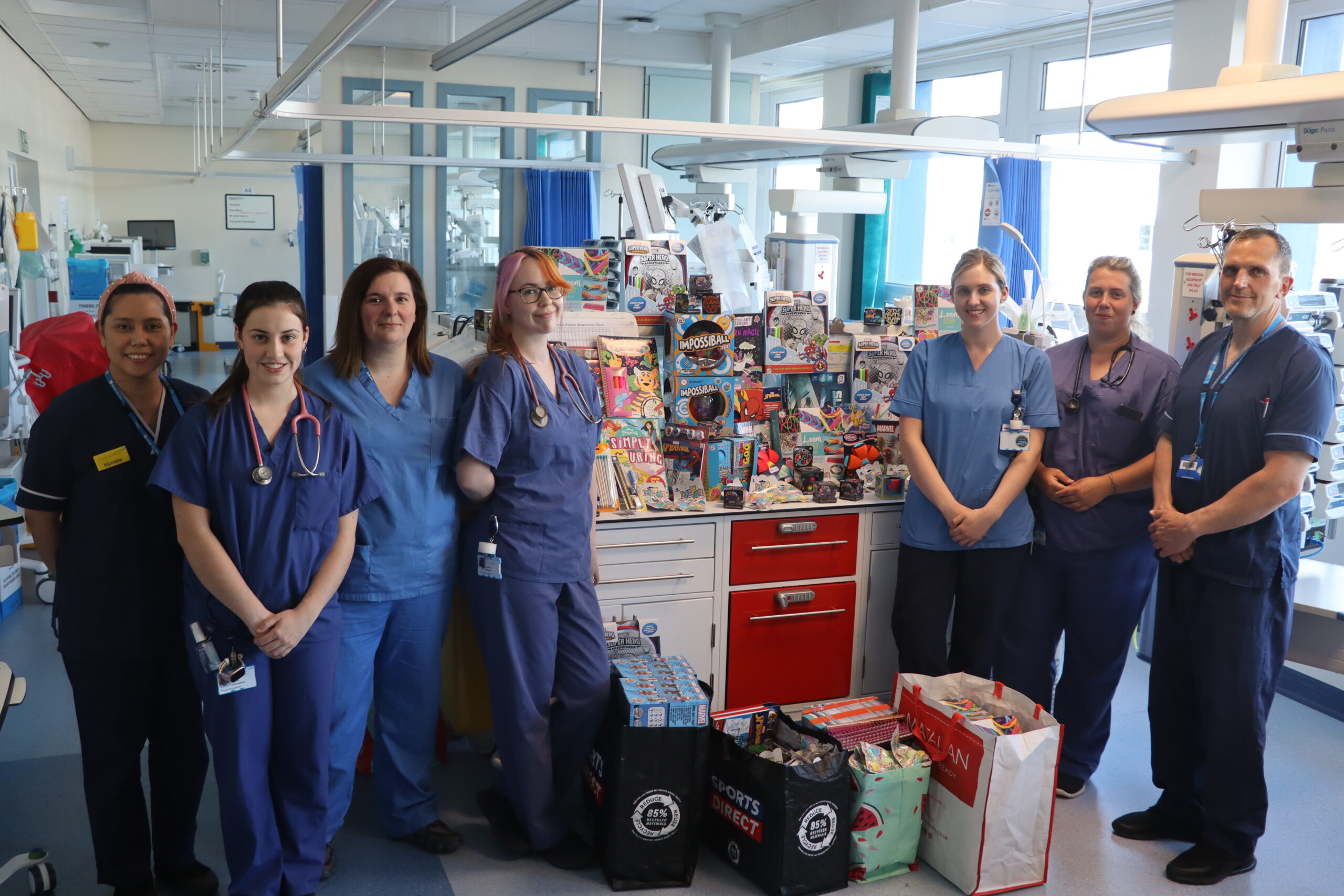 Hospital therapist and local supermarket help with donation for ...