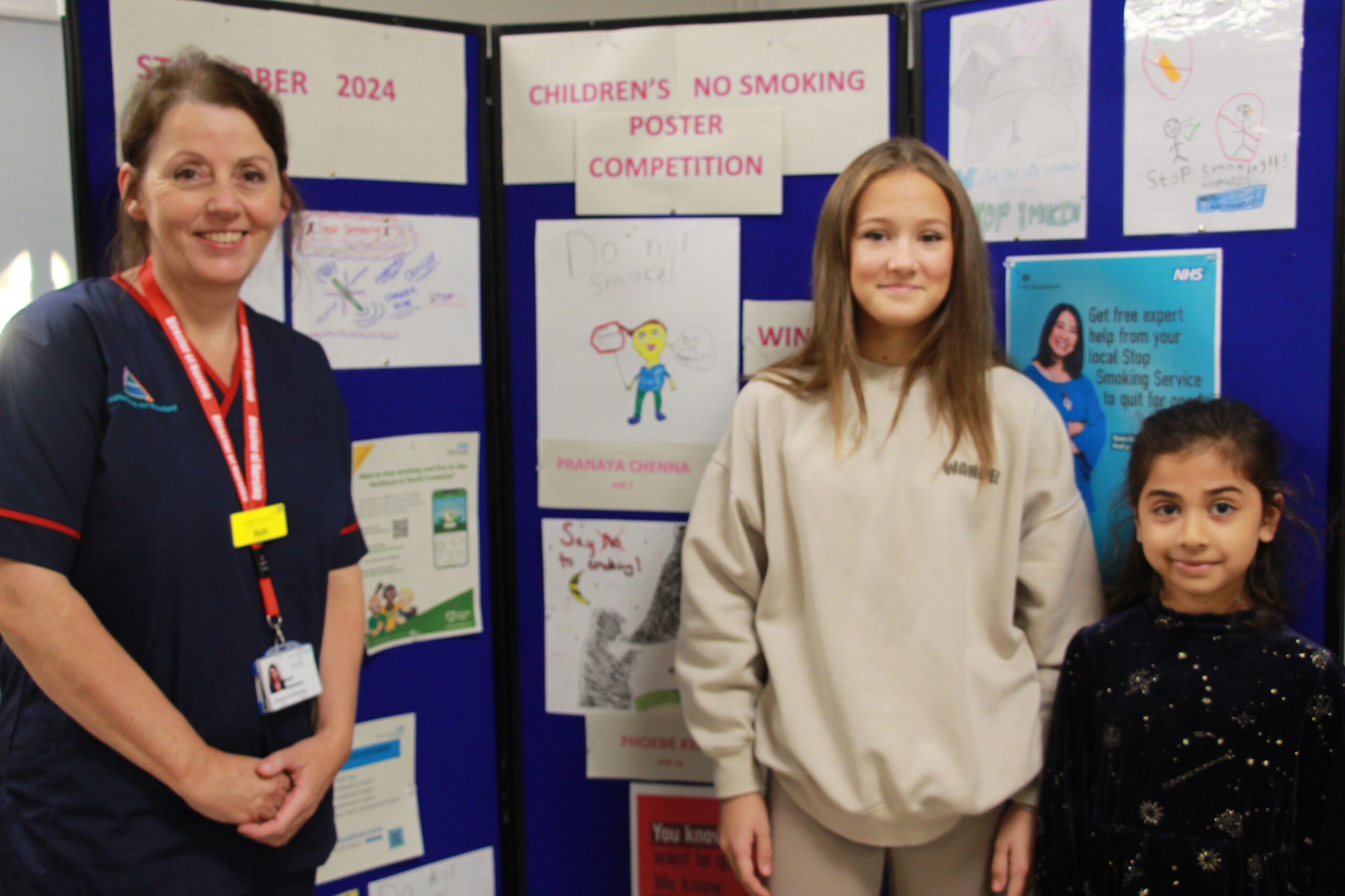 Kids in hospital get in the Stoptober spirit - North Tees and ...