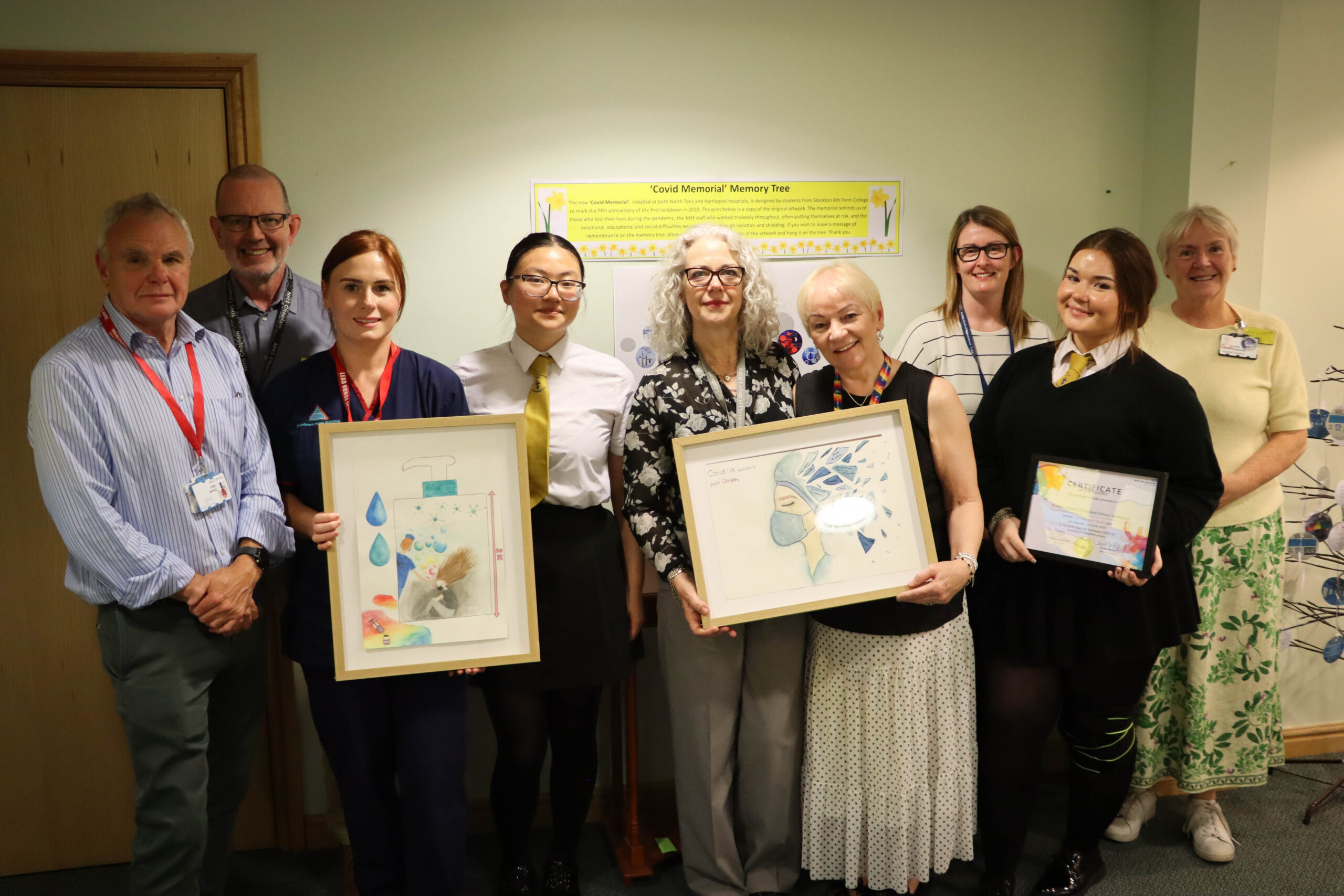 St Hild's pandemic memorial pieces - North Tees and Hartlepool NHS ...