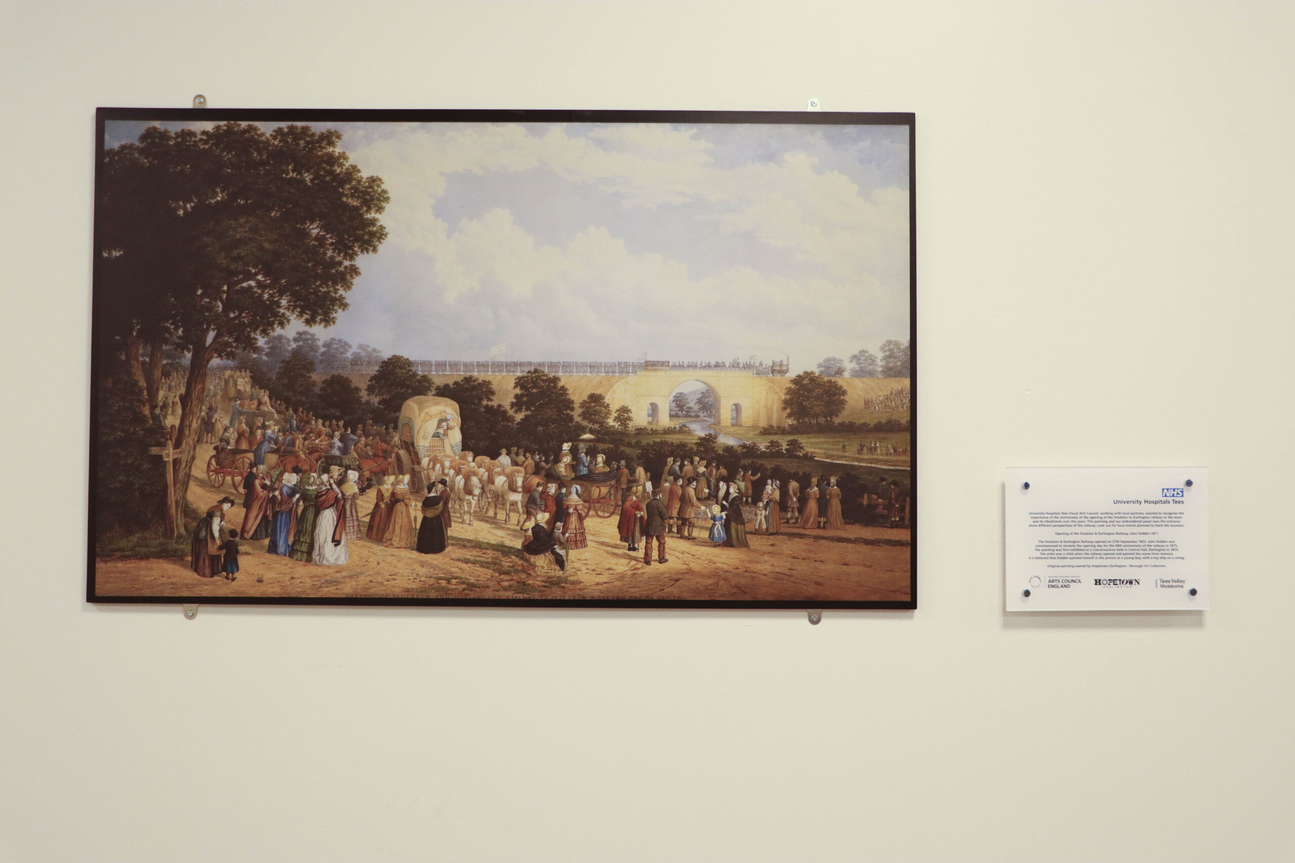 John Dobbin painting - North Tees and Hartlepool NHS Foundation Trust